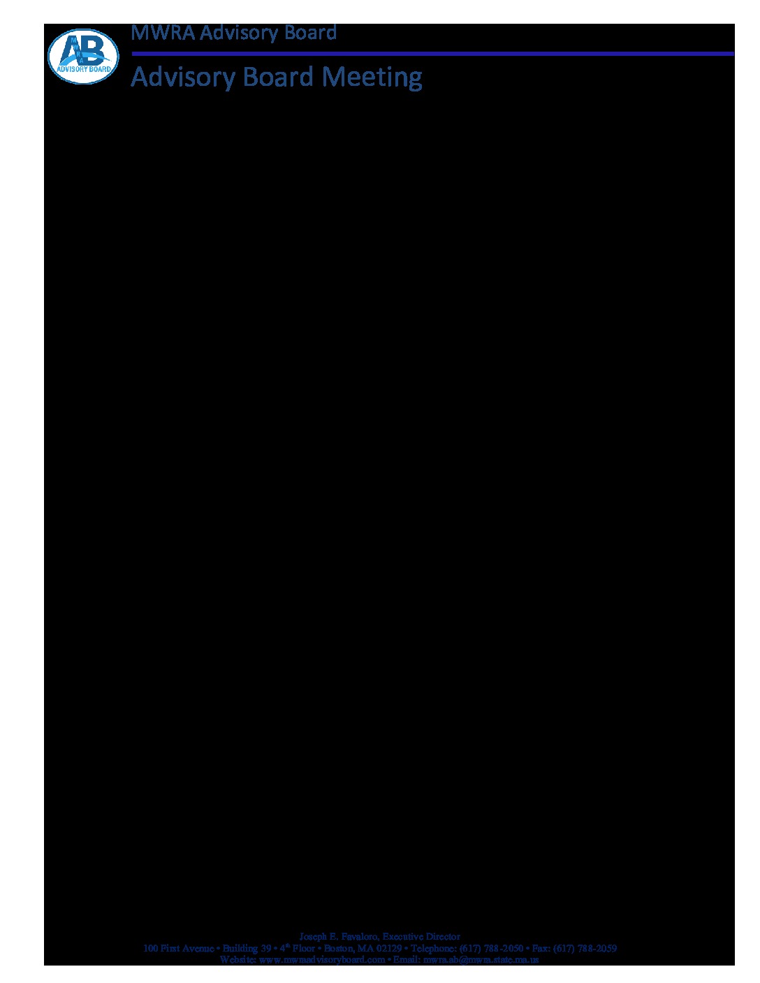 Document Library | MWRA